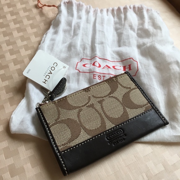 Coach | Accessories | Nwt Coach Zip Up Card Holder | Poshmark